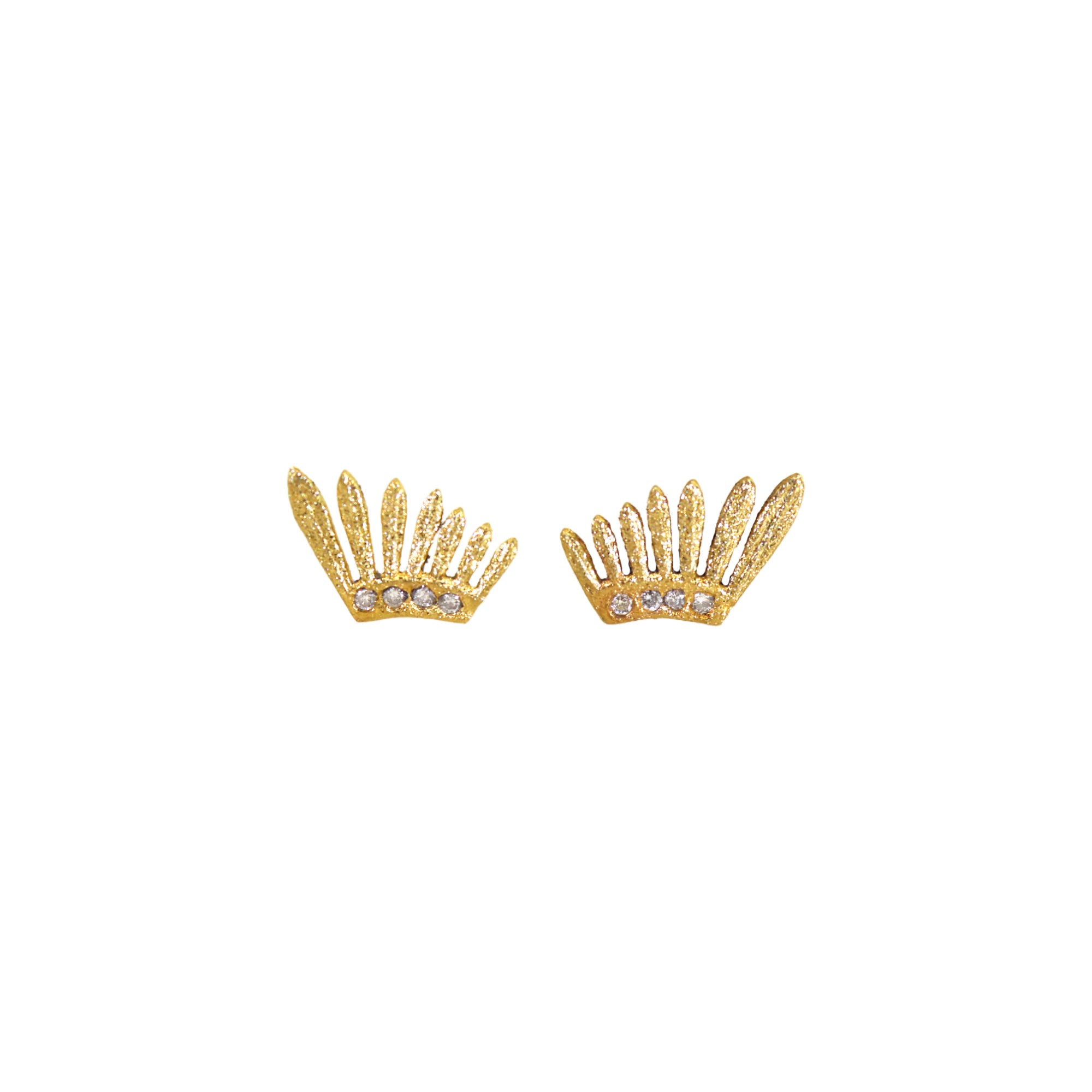 Diamond Arc Burst Studs